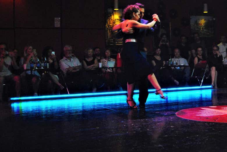 Tango Lesson in a Traditional Milonga in Buenos Aires