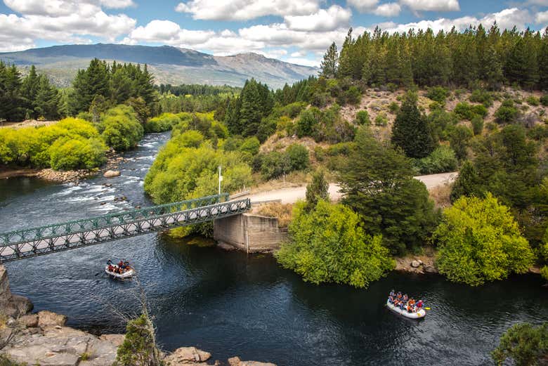 Rafting en el río Corcovado, Esquel