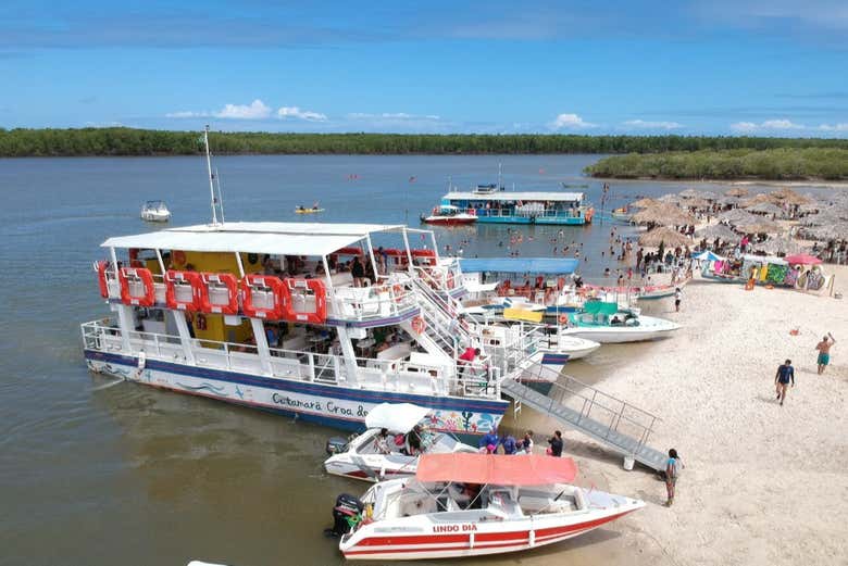 Passeio pela Croa do Goré + Ilha dos Namorados, Aracaju