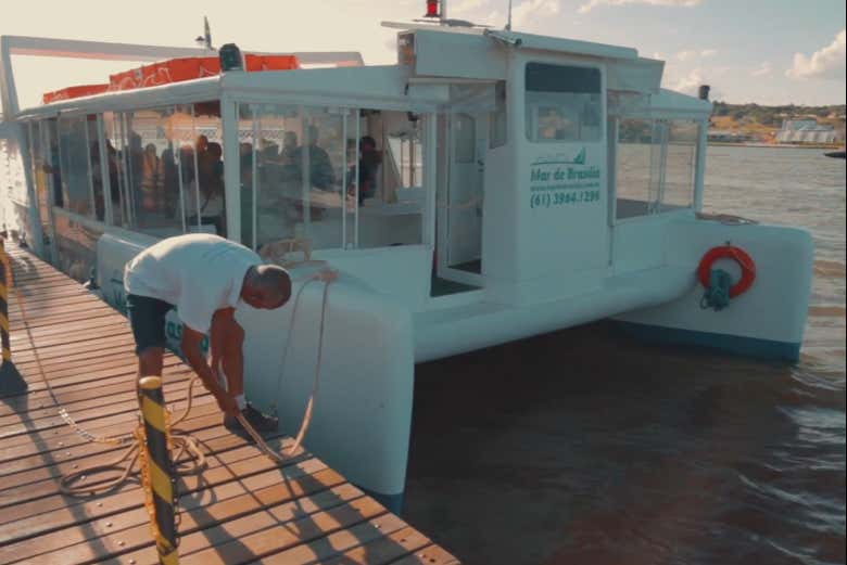 Passeio de barco pelo Lago Paranoá, Brasília