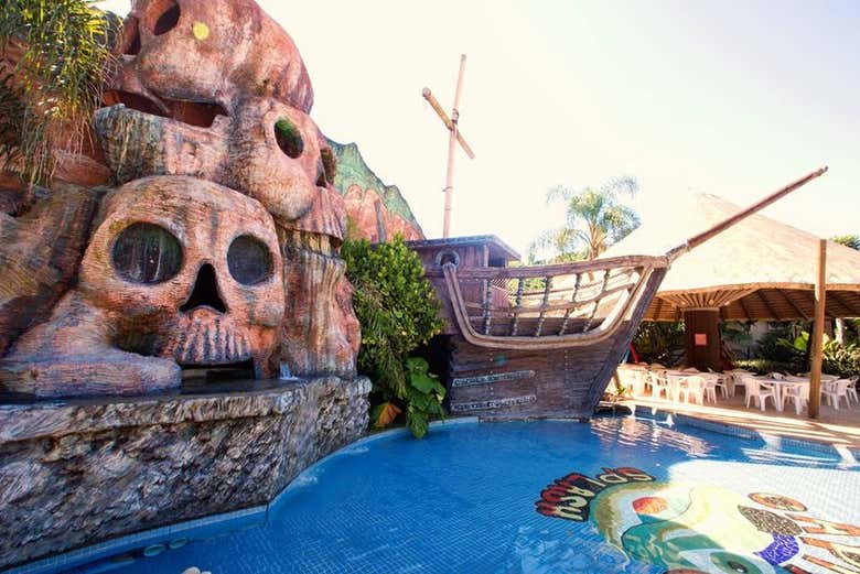 Ingresso do Parque Aquático Cascanéia, Gaspar