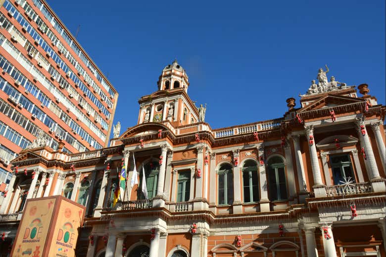 Visita guiada pelo centro histórico de Porto Alegre