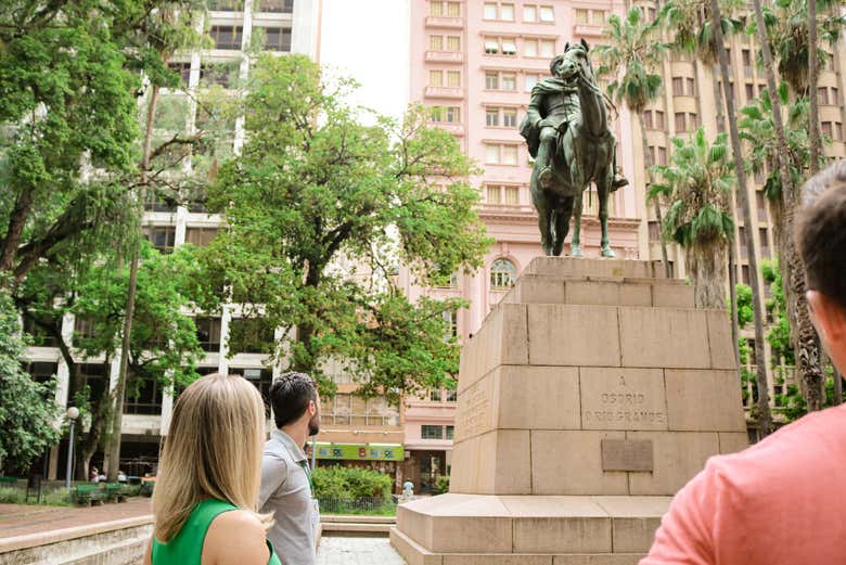 Visita guiada pelo centro histórico de Porto Alegre
