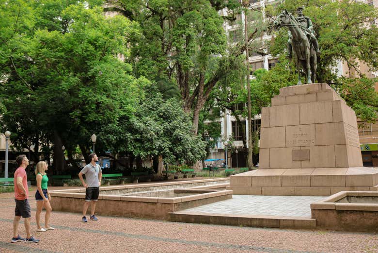 Visita guiada pelo centro histórico de Porto Alegre