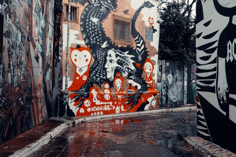 Tour de bares e arte no bairro da Vila Madalena, São Paulo