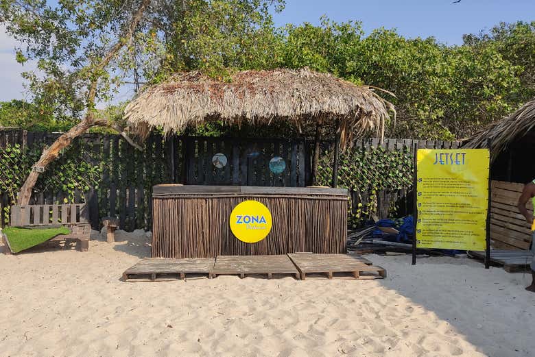 Excursión a Playa Tranquila Barú desde Cartagena de Indias