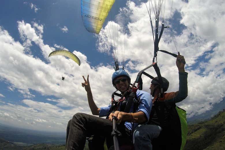 Paragliding Experience over the Coffee Triangle from Salento