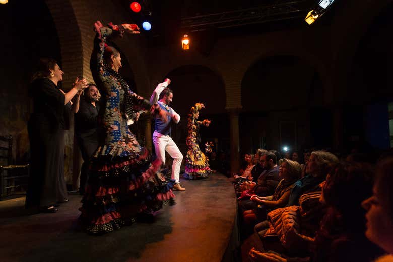 Espectáculo en el Museo del Baile Flamenco de Sevilla