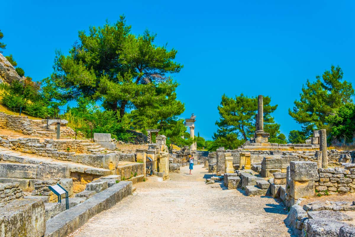 Ingresso do Sítio Arqueológico de Glanum, Saint-Rémy de Provence