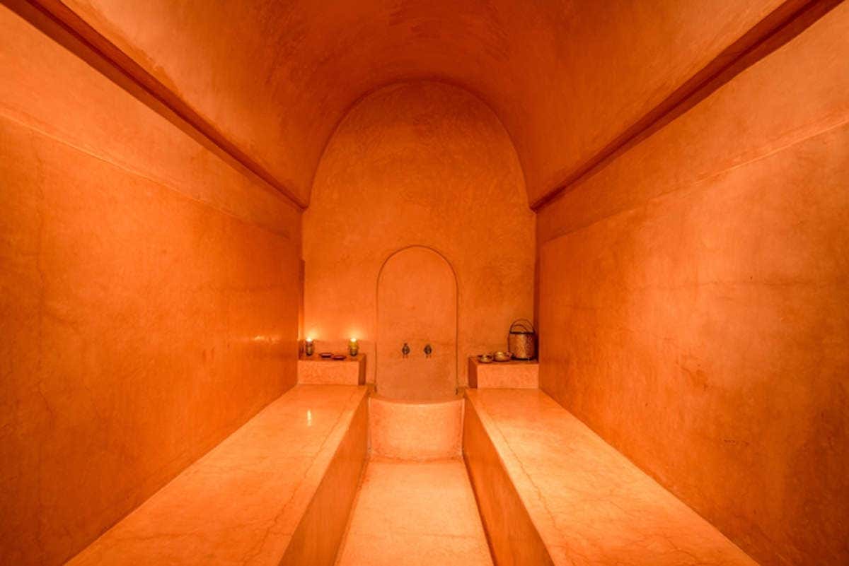 Baño y masaje en hammam spa tradicional de Marrakech