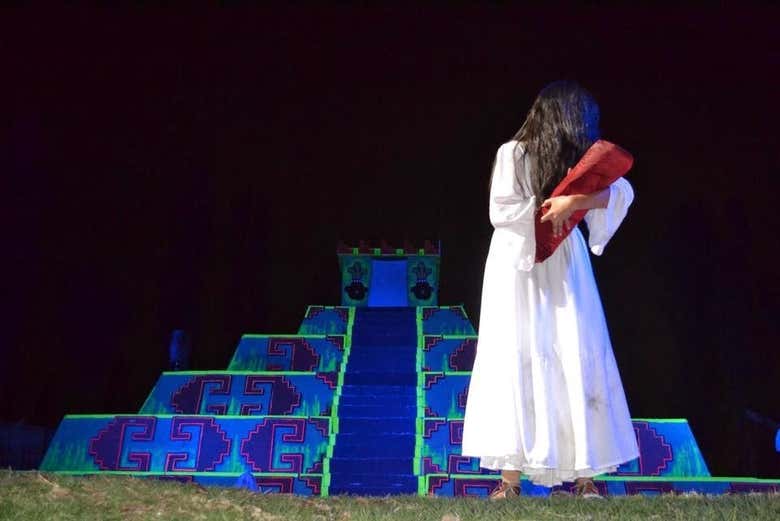 Espectáculo de la leyenda de la Llorona en Xochimilco, Ciudad de México