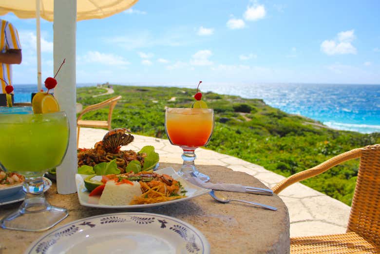 Entrada al Parque Natural Garrafón, Isla Mujeres