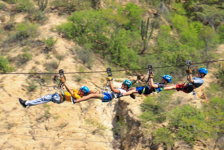 Biglietti per Monster Ziplines del Wild Canyon Park di Los Cabos
