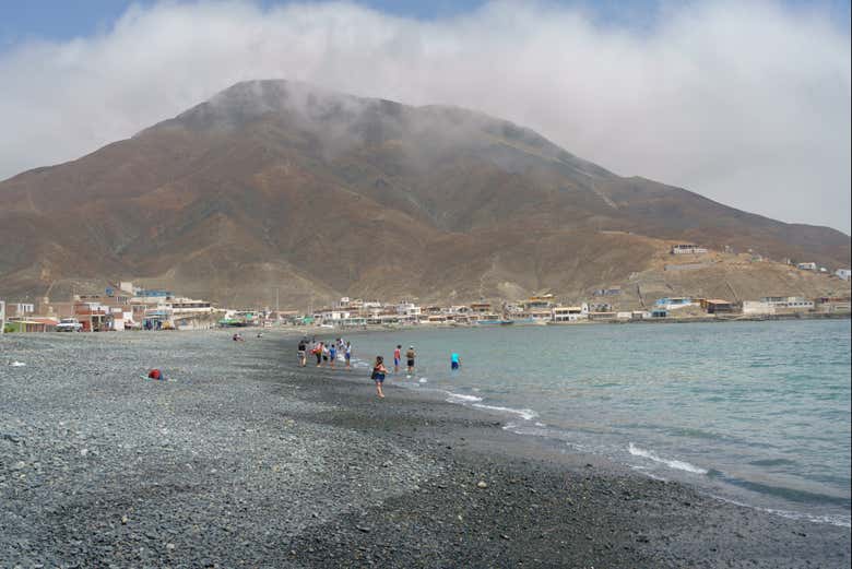 Puerto Casma, mirador Comandante Noel y playa Tortugas desde Casma
