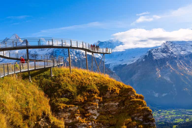 First Mountain Cable Car & Cliff Walk Ticket from Grindelwald, Grindelwald