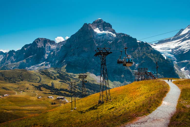 First Mountain Cable Car & Cliff Walk Ticket from Grindelwald, Grindelwald