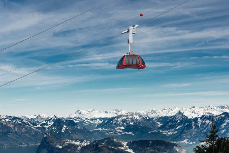 Teleférico y tren cremallera al monte Pilatus, Kriens